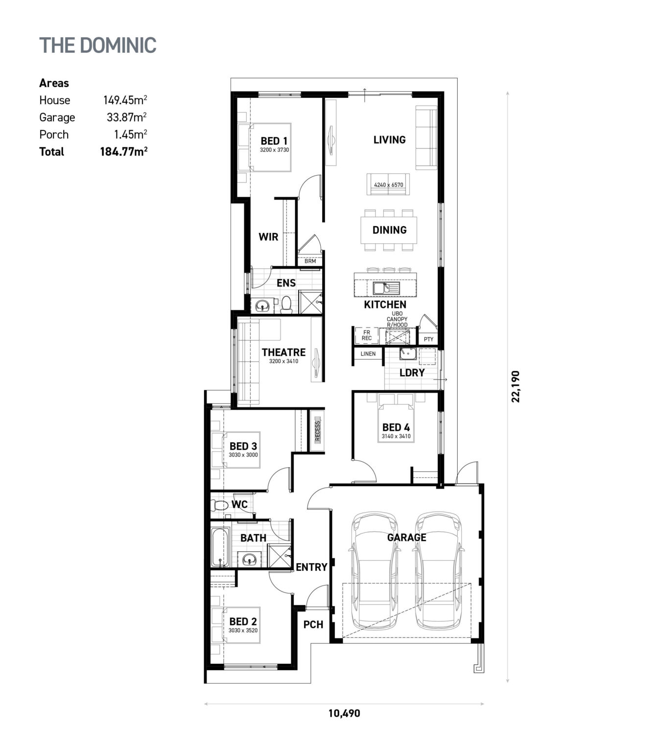 The Dominic — 4 Bedroom Home Design | Ideal Homes